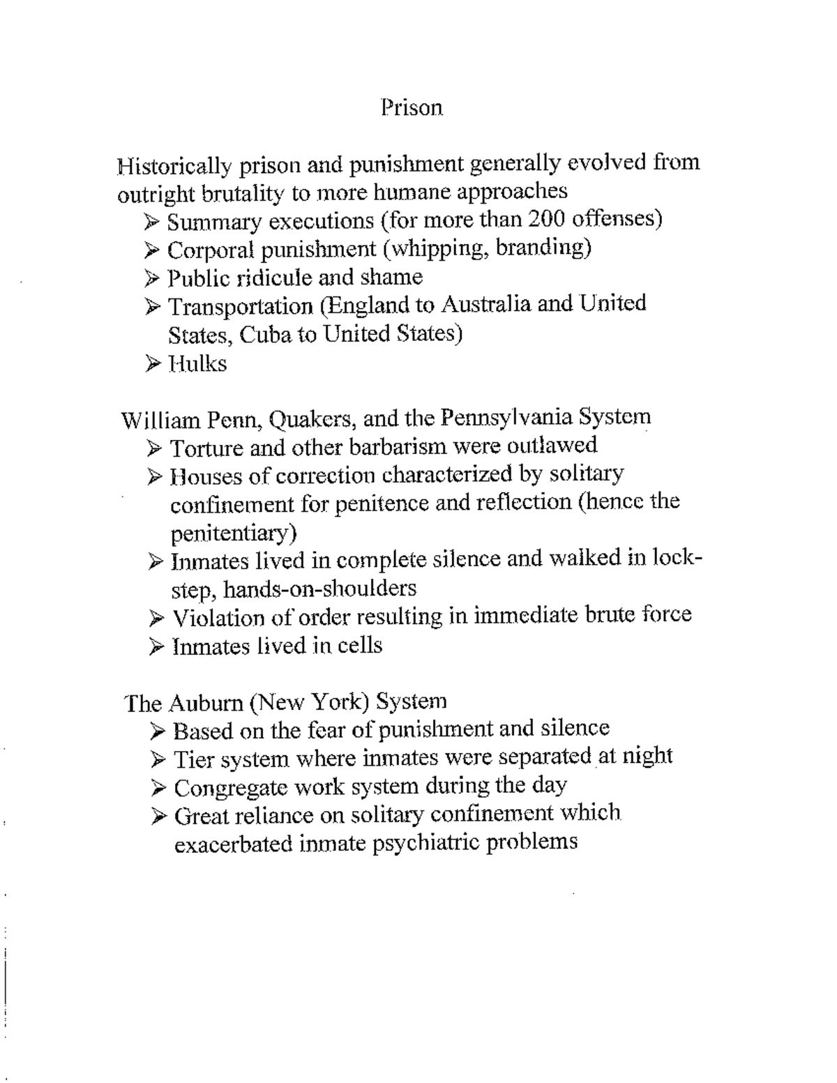 Prison notes C J 240 - Note shown by Matt Desli while in class - CJ ST ...