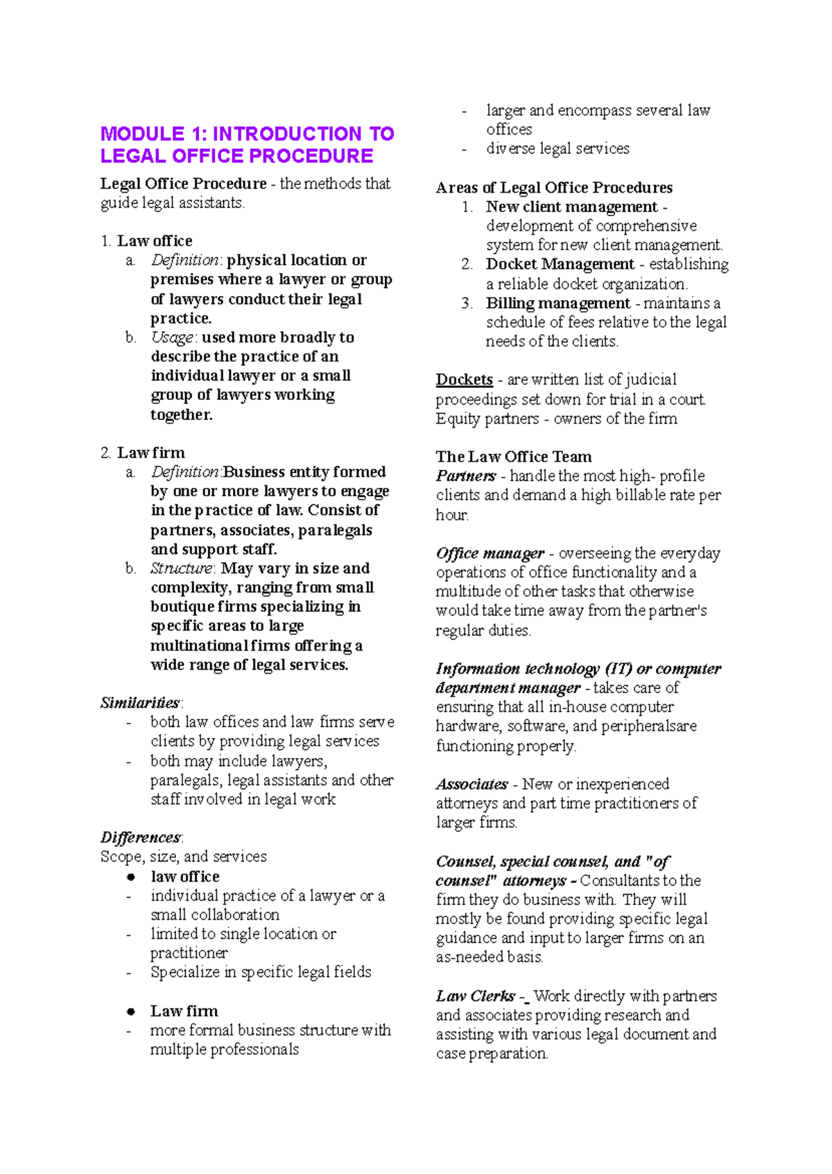 Prolop Reviewer M1-3 - Lecture notes are like a written summary of what ...