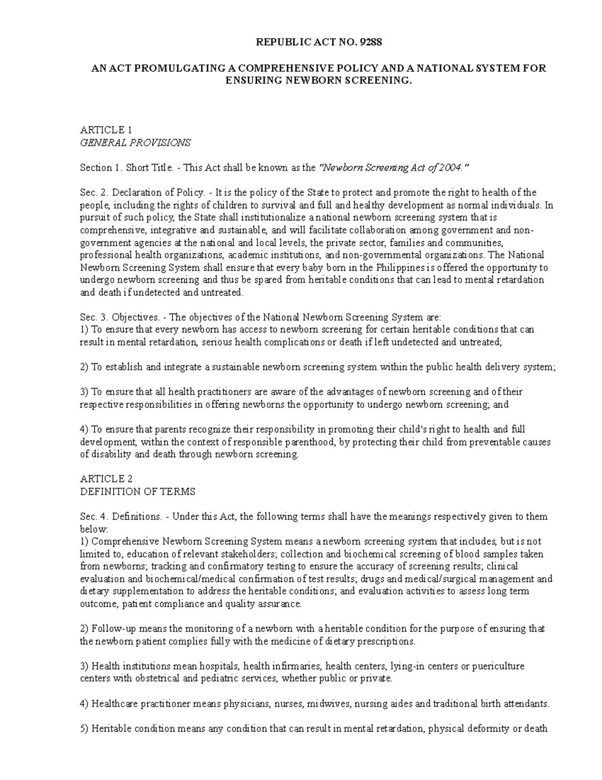 MTL-RA NO. 9288 - REPUBLIC ACT NO. 9288 AN ACT PROMULGATING A ...