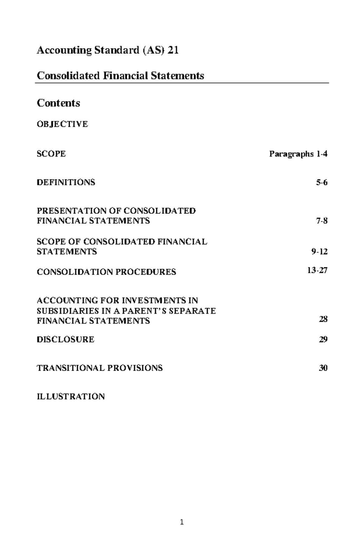 AS21 16012018 - Accounting Standard (AS) 21 Consolidated Financial ...