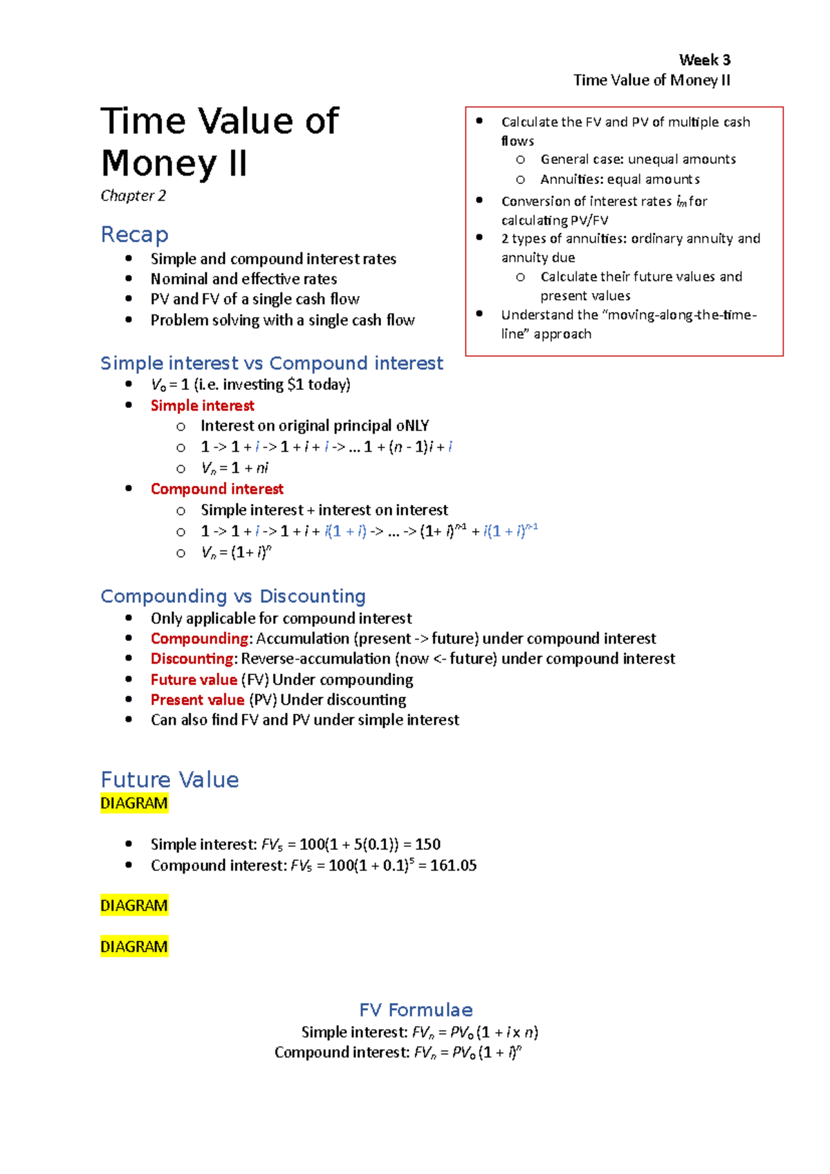 ACST L3 - ACST 2021 - Time Value of Money II Time Value of Money II ...