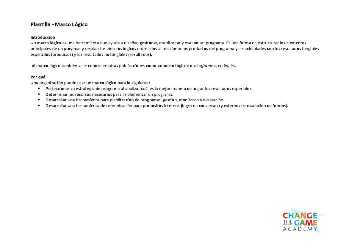 Logical-Framework-template EN ES2 - Plantilla - Marco Lógico ...