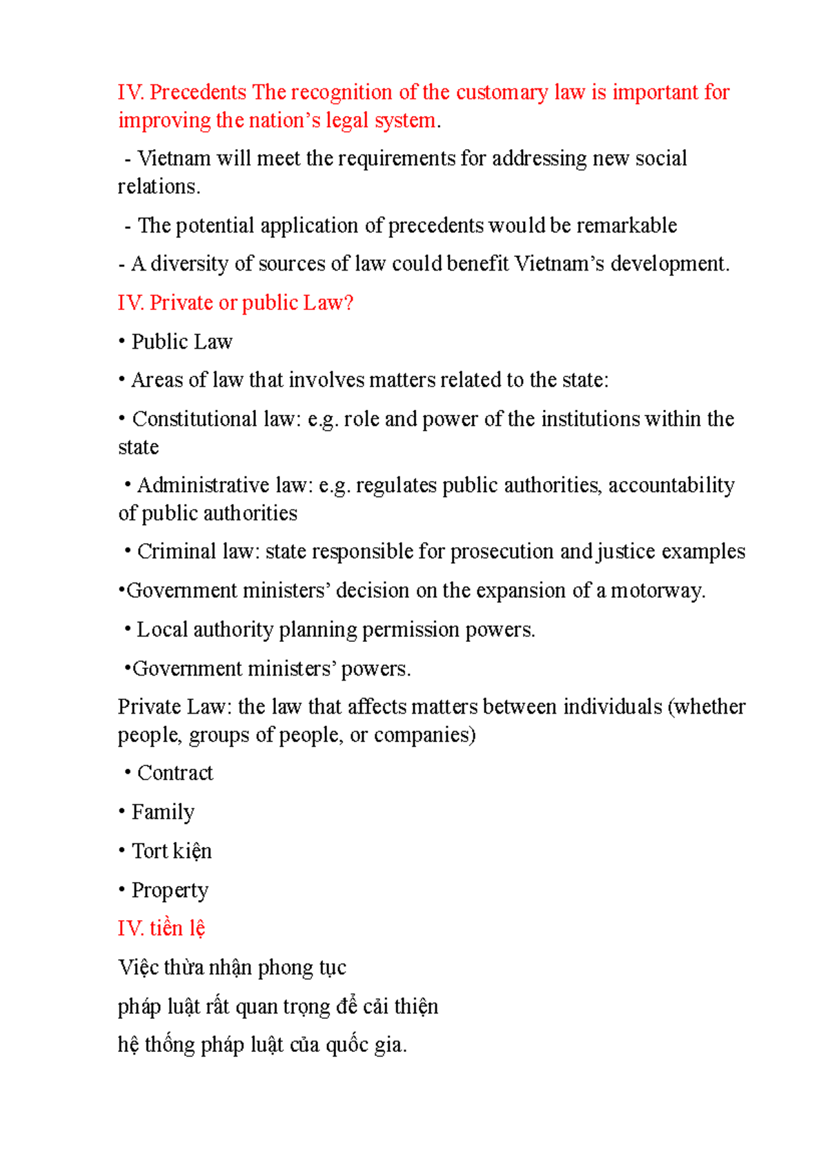 Recognition Of Customary Law: Customary International Law Definition ...
