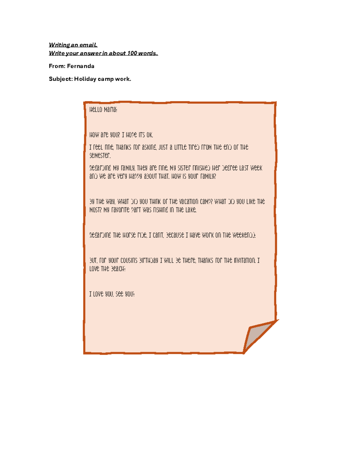 Ingles Intermedio 1, Irregular Verbs, CELEX, Carta a un amigo ...