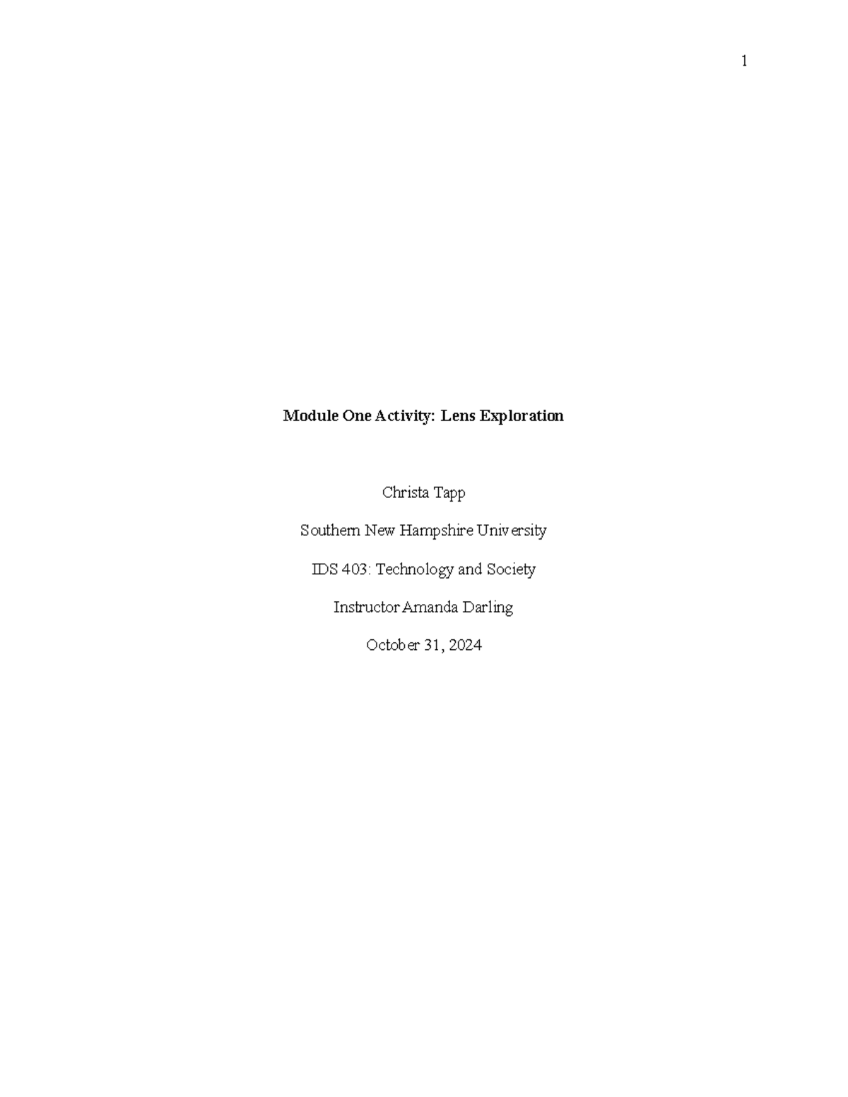 Module One Activity - What began as a tool for military missions and ...