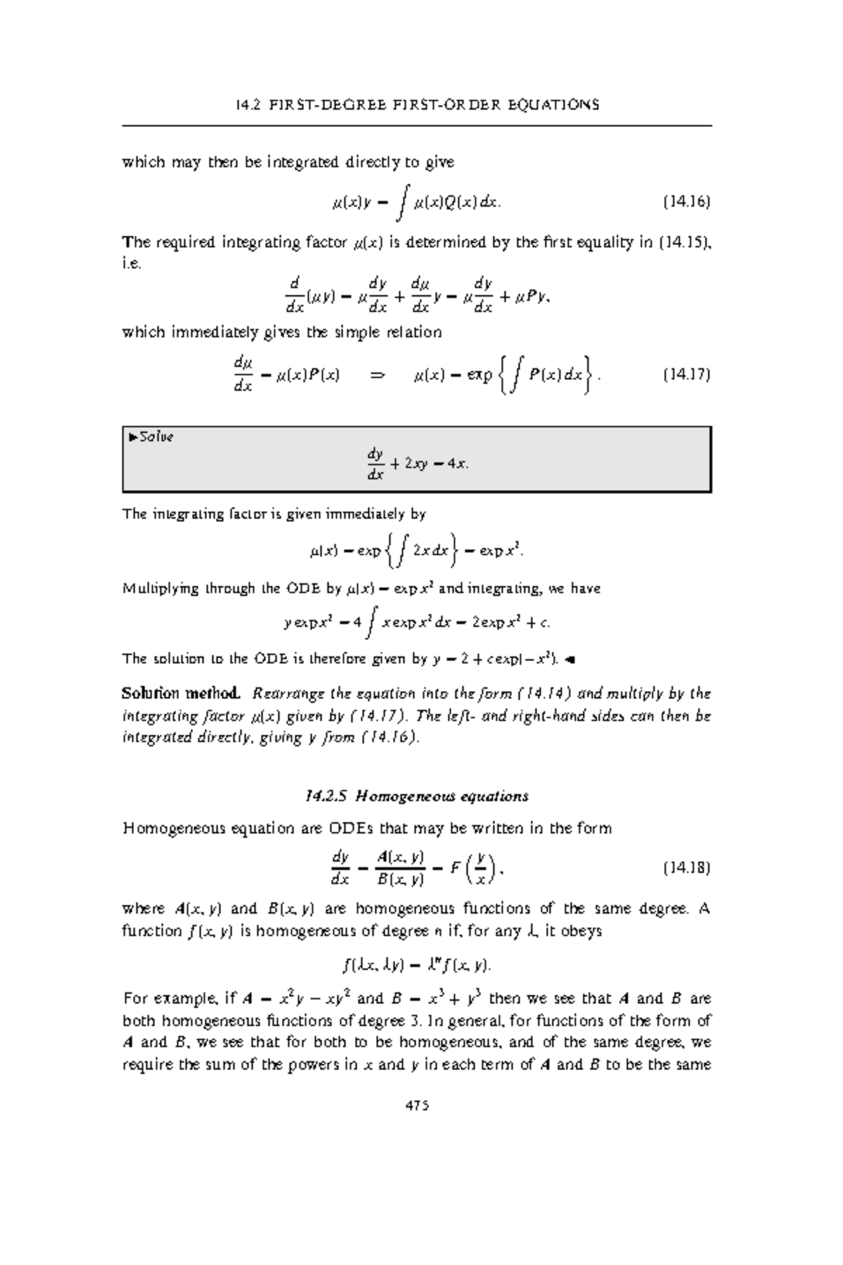 Physics Engineering (40) - 14 FIRST-DEGREE FIRST-ORDER EQUATIONS which ...