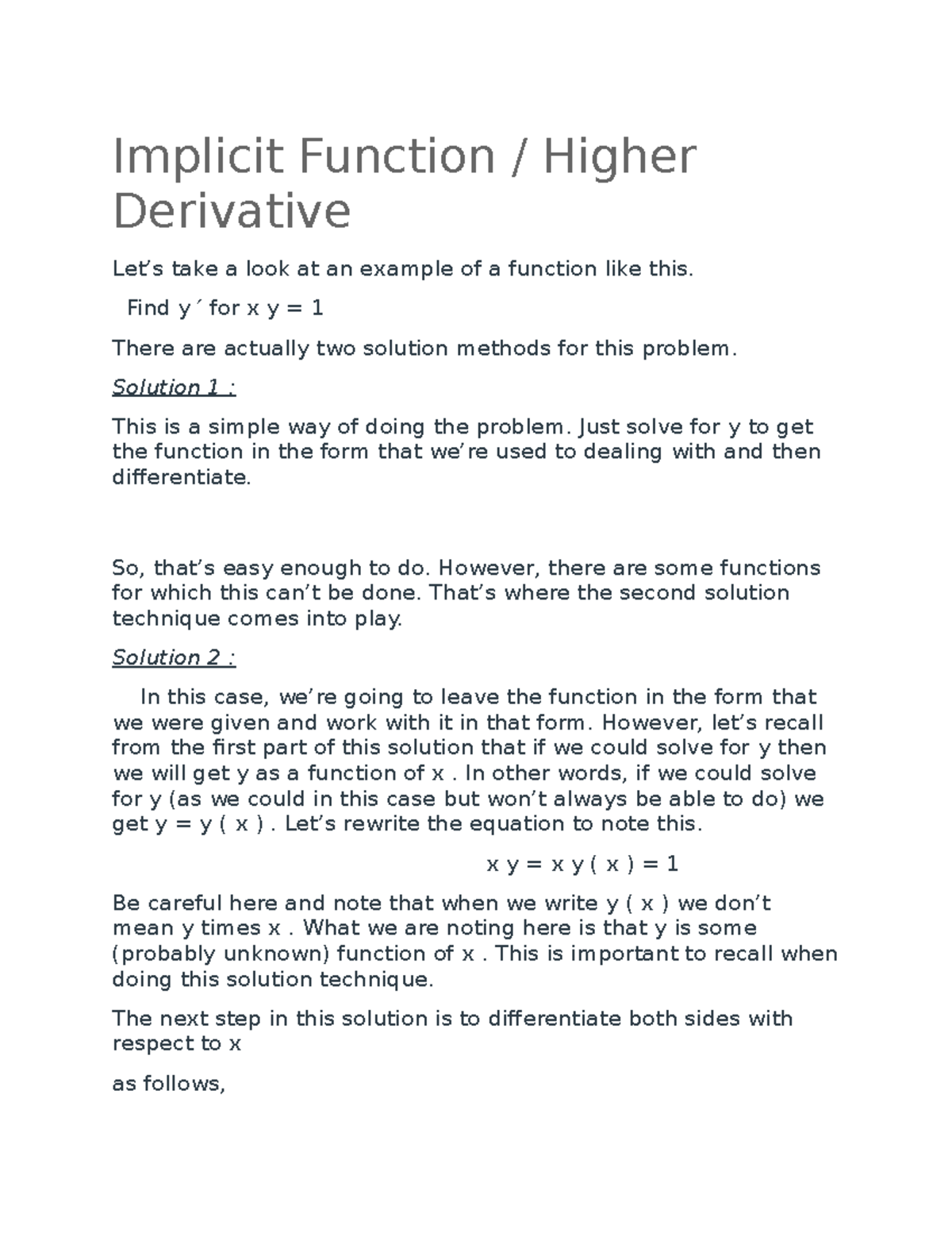 Calculus Notes - Calculus 1 - TIP - Studocu
