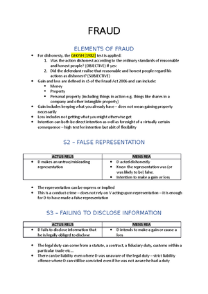 The Fraud Act 2006 - criminalising Lying - Criminal Law Review 2007 ...