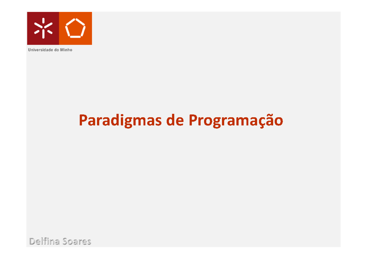 Ficha TP3 PO - Programação Orientada aos Objetos - Paradigmas de ...