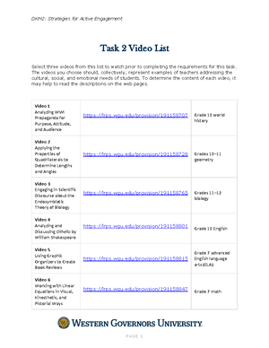 D152 Inclusive Classroom Notes - D152 - WGU - Studocu