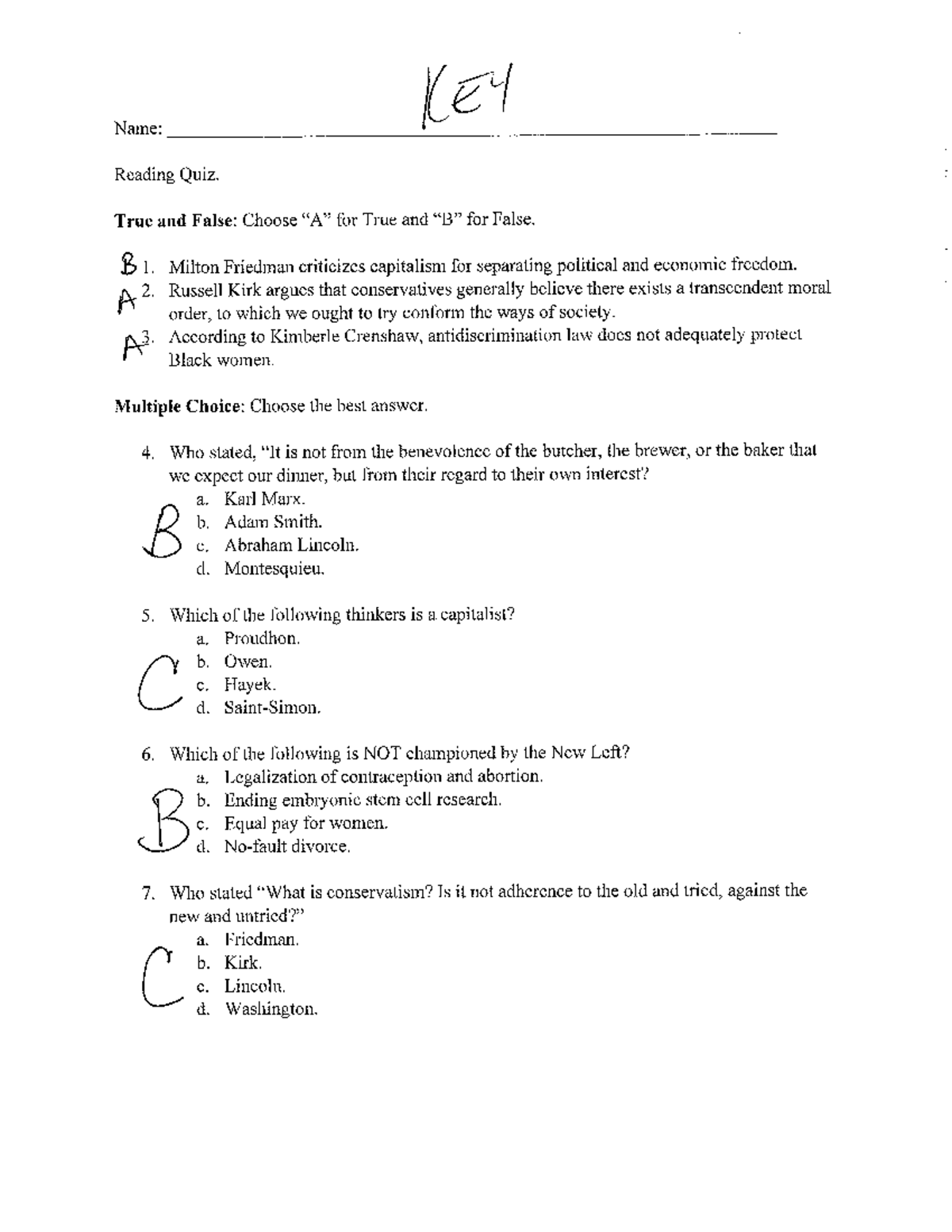 PS 2304 Quiz Answers - PS 2304 - Studocu