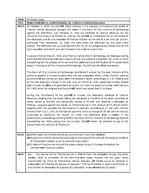 7. Collector vs. Fisher - CASE: COLLECTOR OF INTERNAL REVENUE VS ...