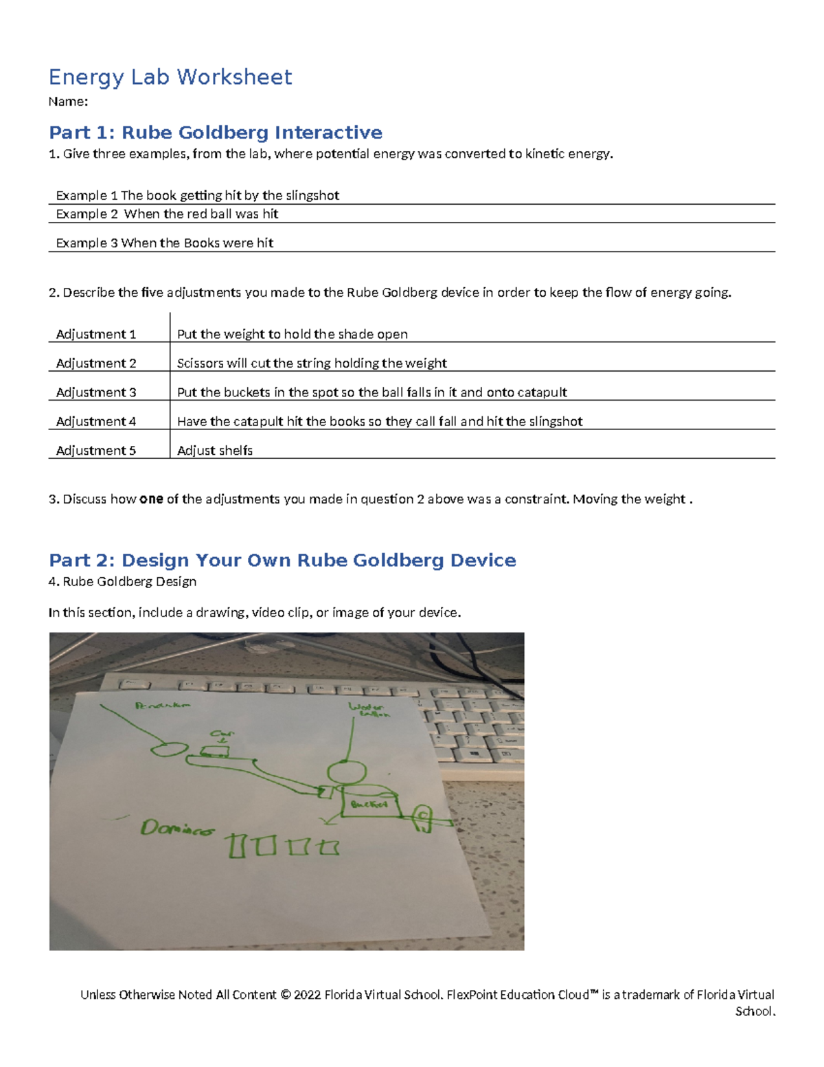 02 01 energy worksheet - fluuuuuuuuuuuuuu - Energy Lab Worksheet Name ...