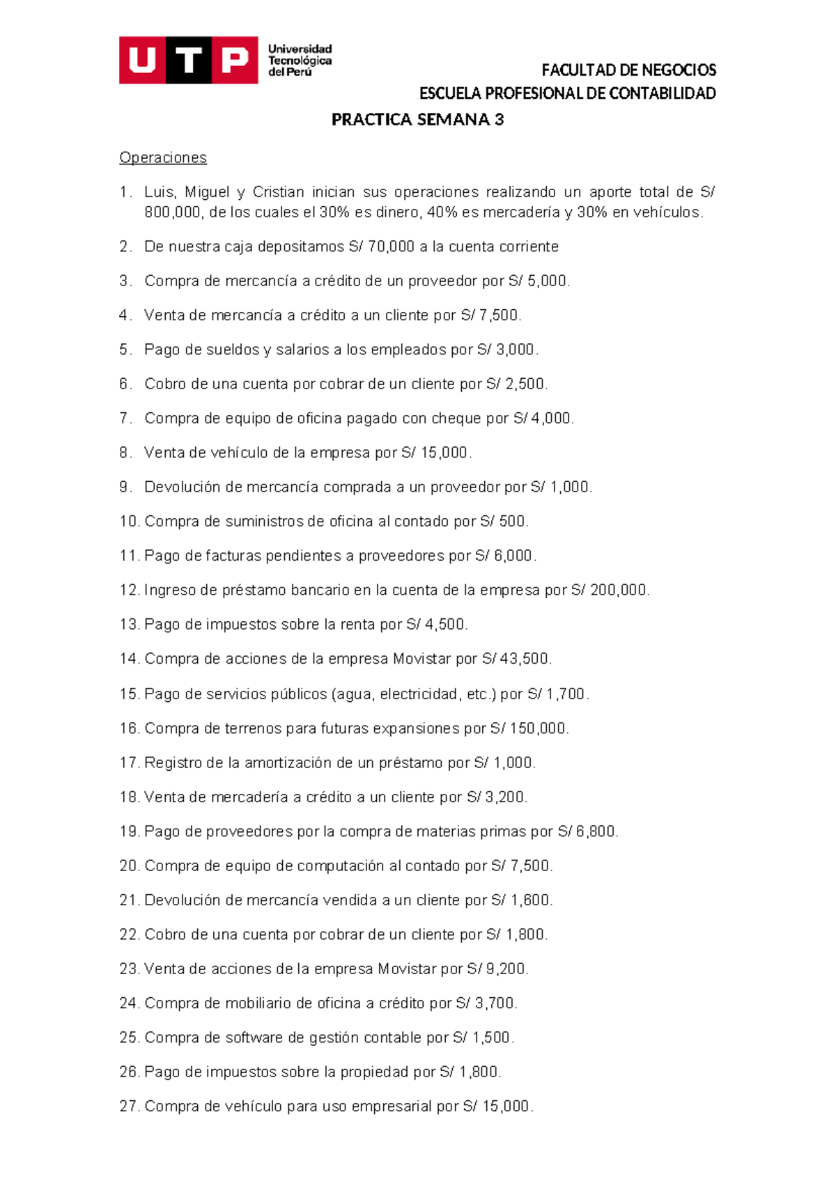 Caso Practico 2 - Bbcgh - FACULTAD DE NEGOCIOS ESCUELA PROFESIONAL DE ...