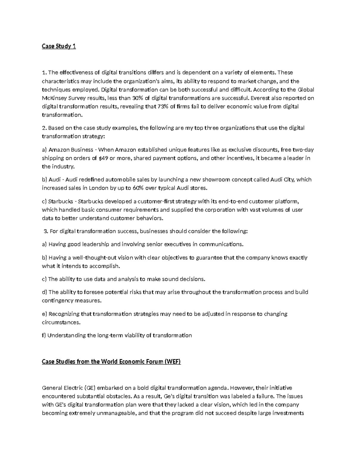 500 Rohit(310024) HW 2 - Assignments - Case Study 1 The effectiveness ...