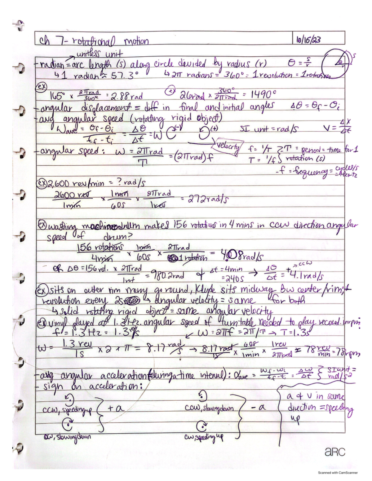 General physics chapter 7 notes - PHY 201 - Studocu