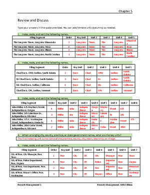 Module 3 Chapter 3 Review and Discuss Questions - Chapter 3 Review and ...