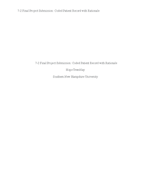 HIM 215 Module Four Worksheet - HIM 215 Module Four Worksheet Ashley ...