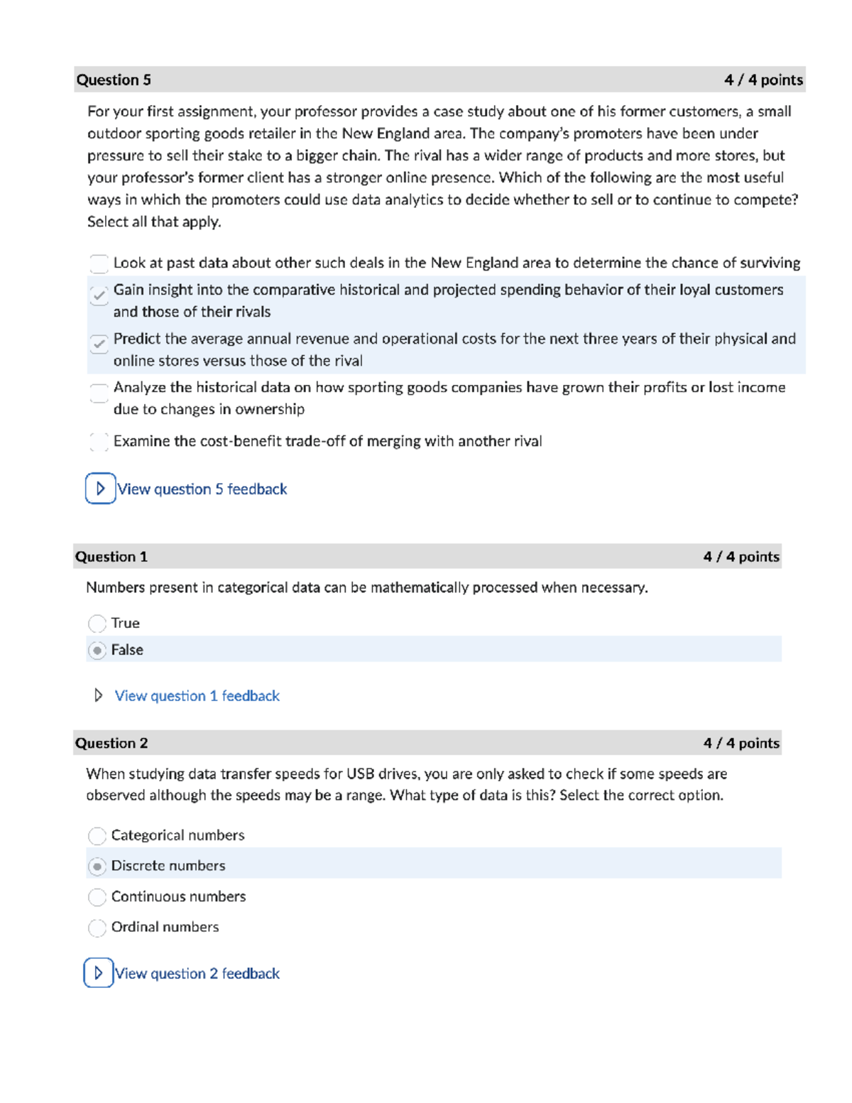 DAT205 Module 4 QUIZ - DAT-205 - Studocu