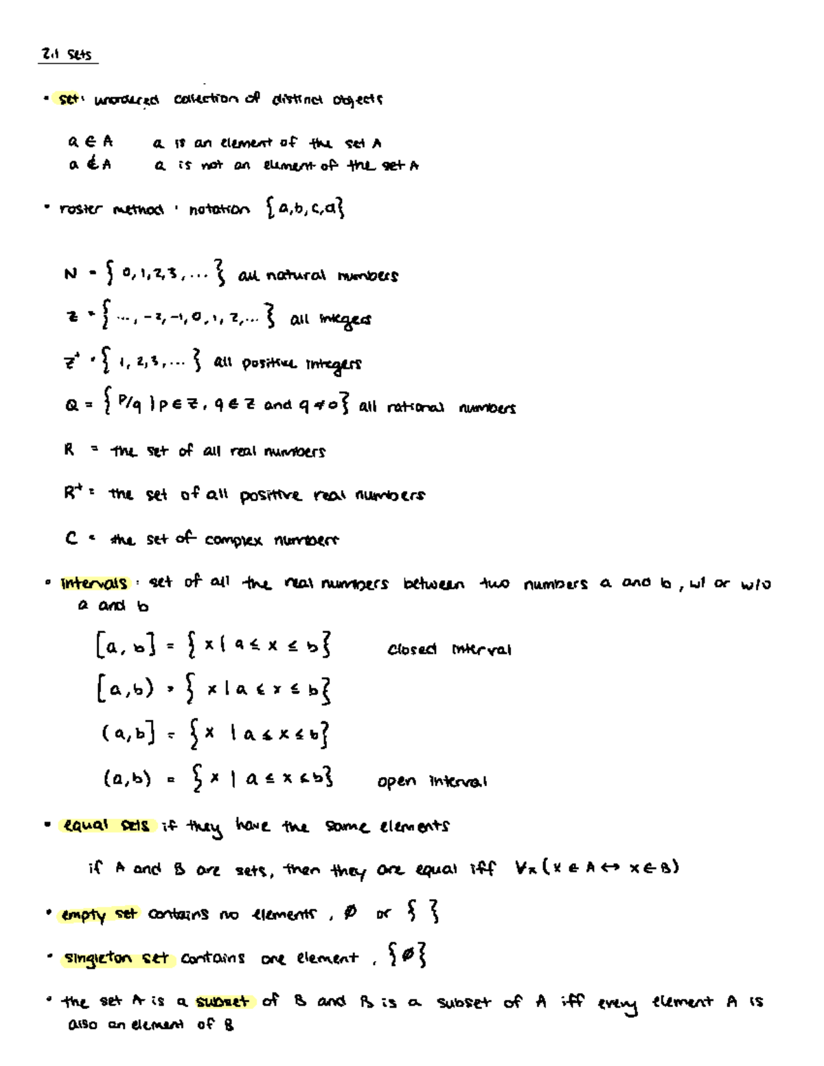 Chapter 2: Sets and Chapter 4 - 211 Sets ° Set : unordered collection ...
