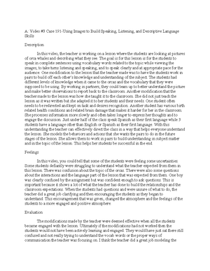 D091 Task 3 - Task 3 - D091 Task 3 A1. The academic state standards ...