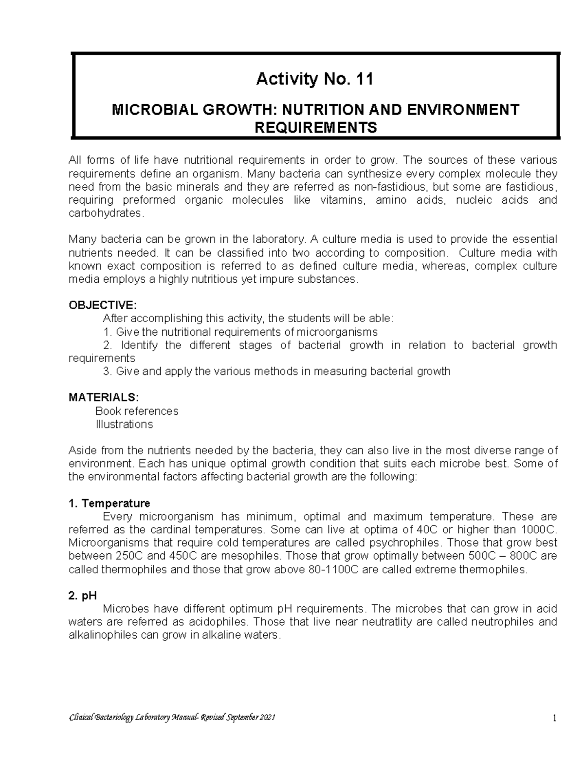 Activity 11 - It explains and depicts the topic substantially and concisely - Activity No. 11 ...