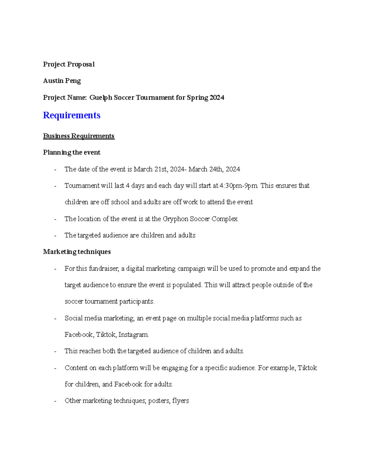 Project Proposal (2) - Assignment - Project Proposal Austin Peng ...