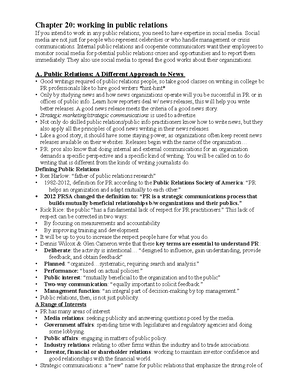 Chapter 13 - Intro to Journalism and Media - Chapter 13: writing news ...