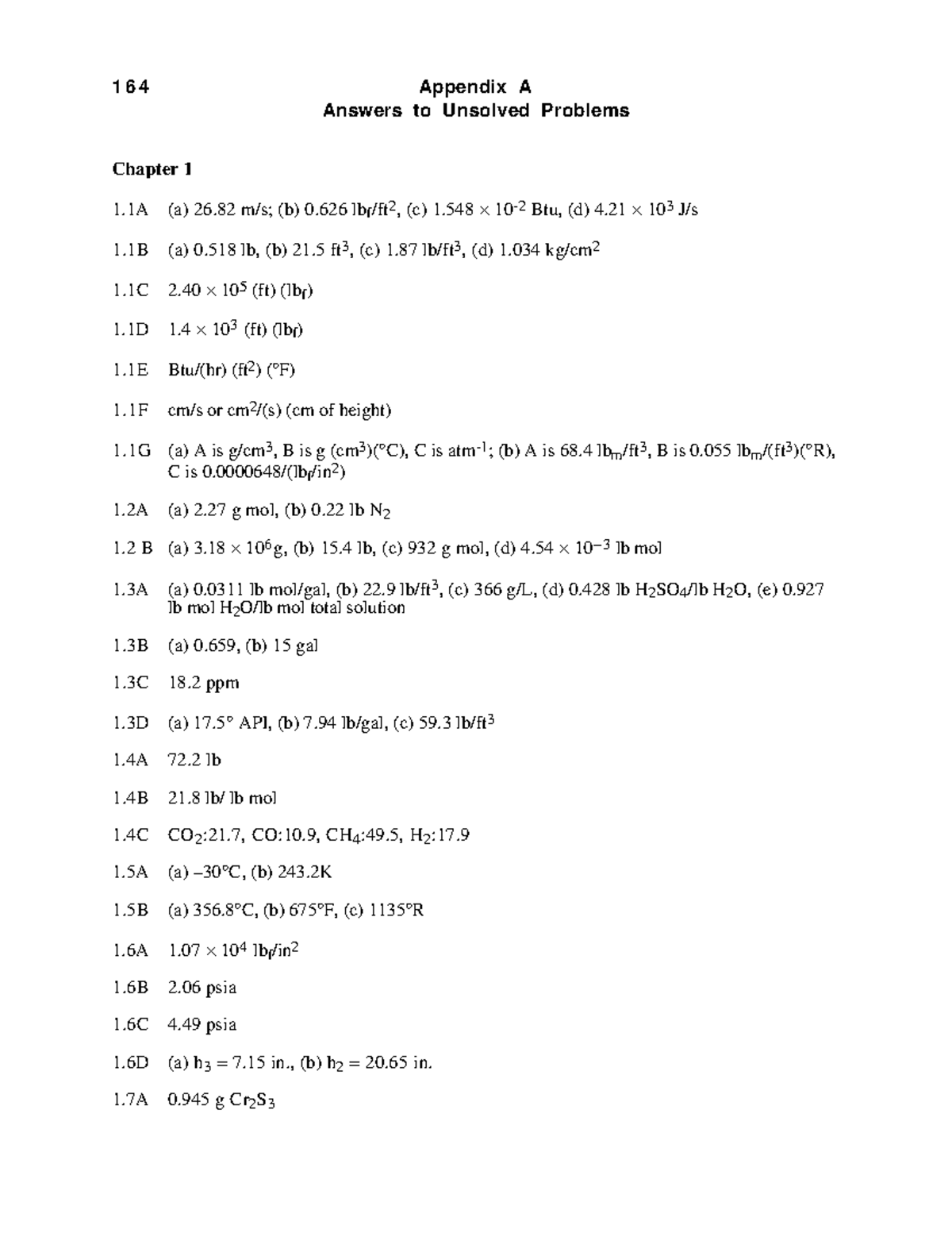 Append - breve pdf con apéndice de un libro - 1 6 4 Appendix A Answers ...