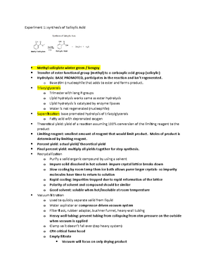 Spring 2020 - Lab C-Separation of a ternary mixture using the extraction technique - Lab C - Studocu