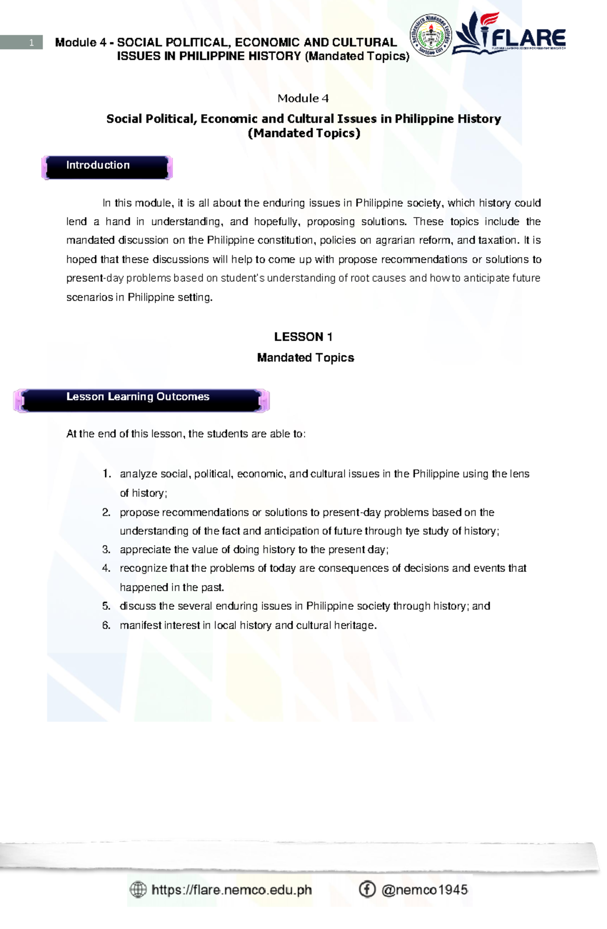 0898afcbdde 410947 fe4df9f09a6adce - Module 4 - SOCIAL POLITICAL ...