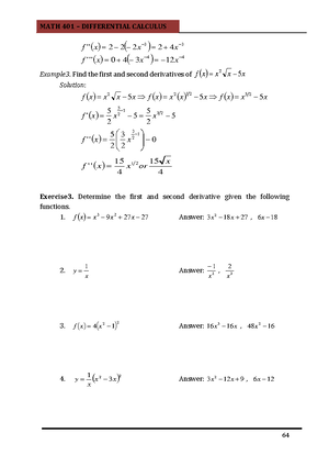 Differential Calculus 24 - Example 3.4.2 Apply the Chain Rule to find ...