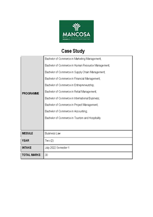 Mancosa Referencing Guide - Student Referencing Guide Copyright© 2021 ...