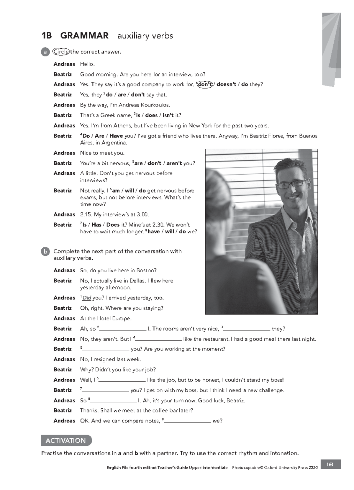 English File 4e Upp-int TG PCM Grammar 1B - English File fourth edition ...