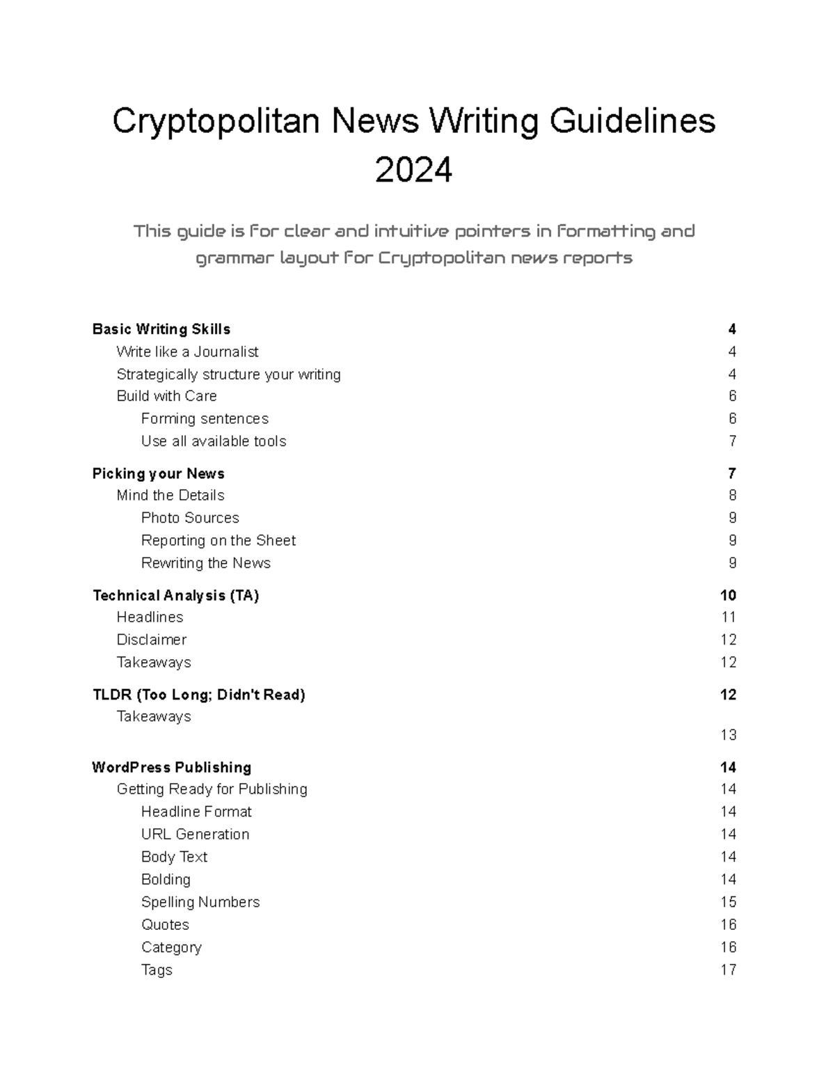 Cryptopolitan News Writing Guidelines Team 2024 - Cryptopolitan News ...