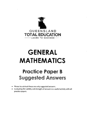 MAG IA1 - General maths assignment both PSMTS - GENERAL MATHEMATICS IA1 ...