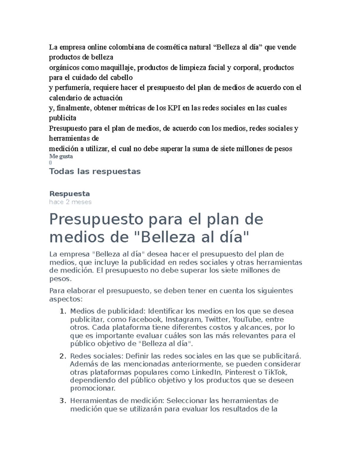 Actividad 3 foro - ´slslsl - La empresa online colombiana de cosmética ...