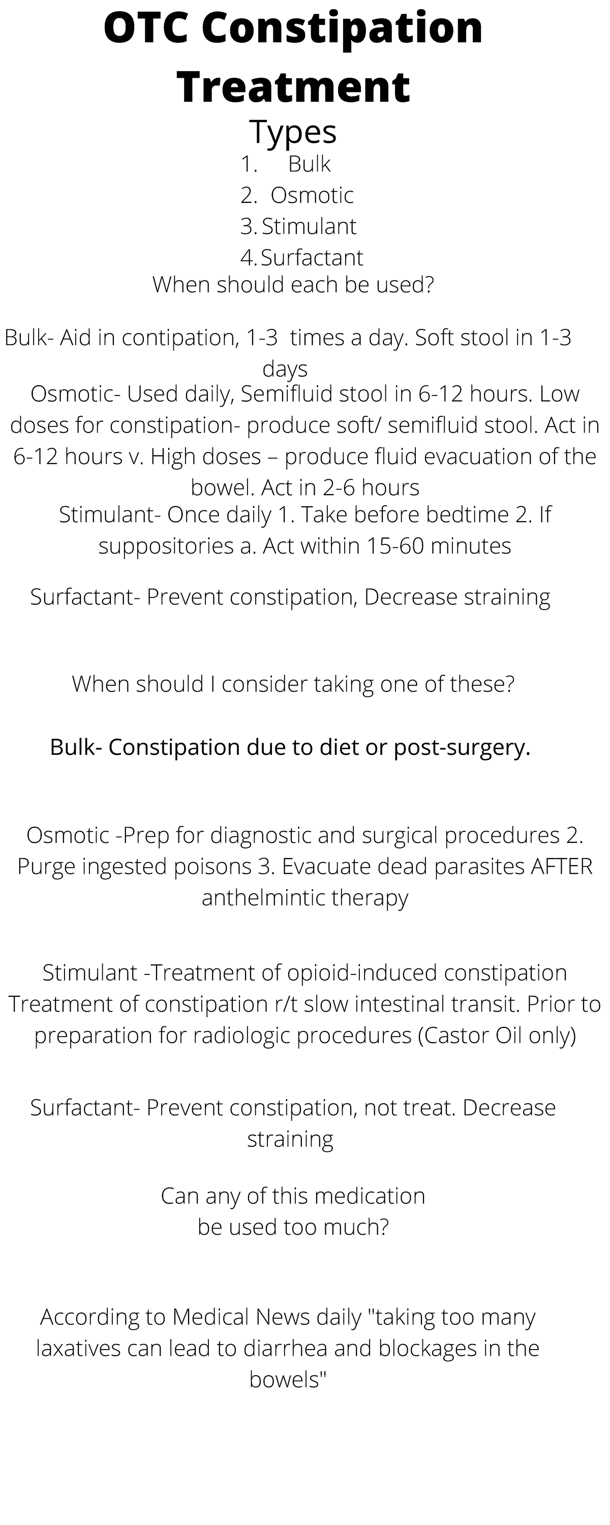 OTC Constipation Treatment - OTC Constipation Treatment Types When ...