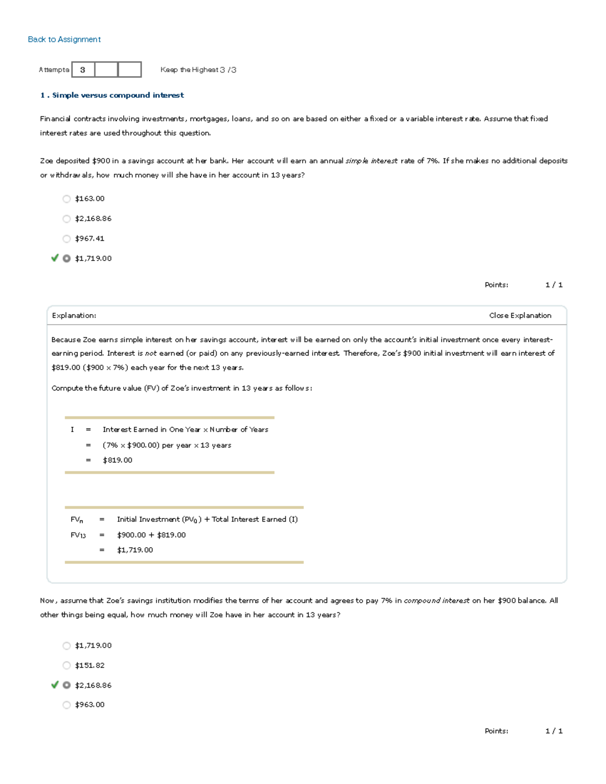 Simple vs Compound Interest: Calculation and Comparison - Studocu