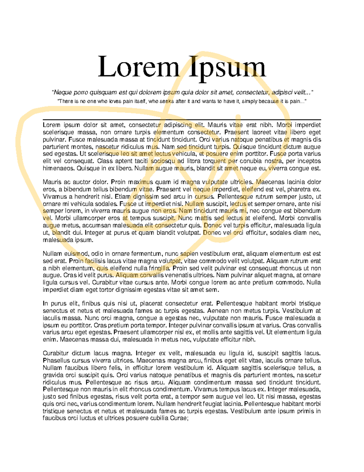 A Sample PDF-1 - Test le website - Lorem Ipsum "Neque porro quisquam ...
