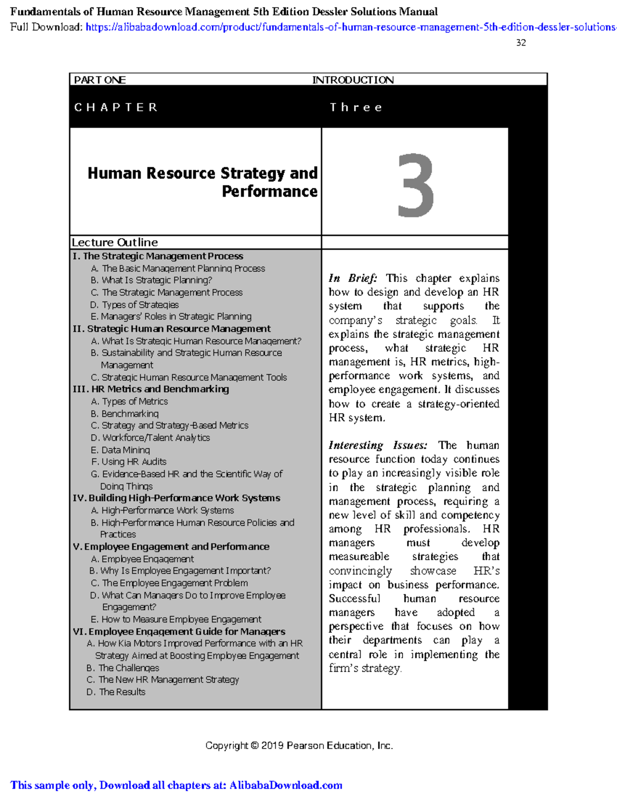 Fundamentals of human resource management 5th edition dessler solutions manual 191231030723 ...