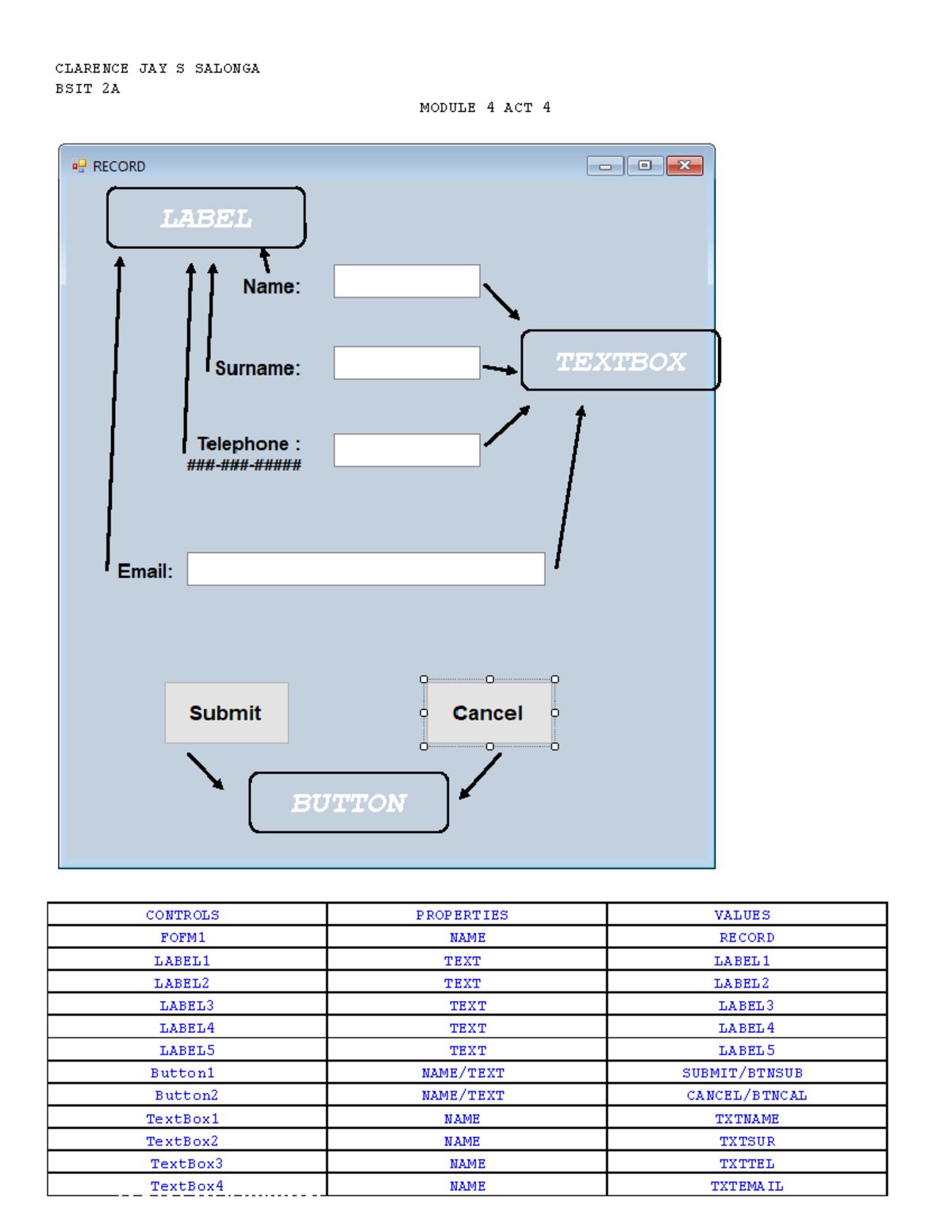 Clarence JAY S Salonga Module 4 - Bachelor of Science and Information Technology - Studocu