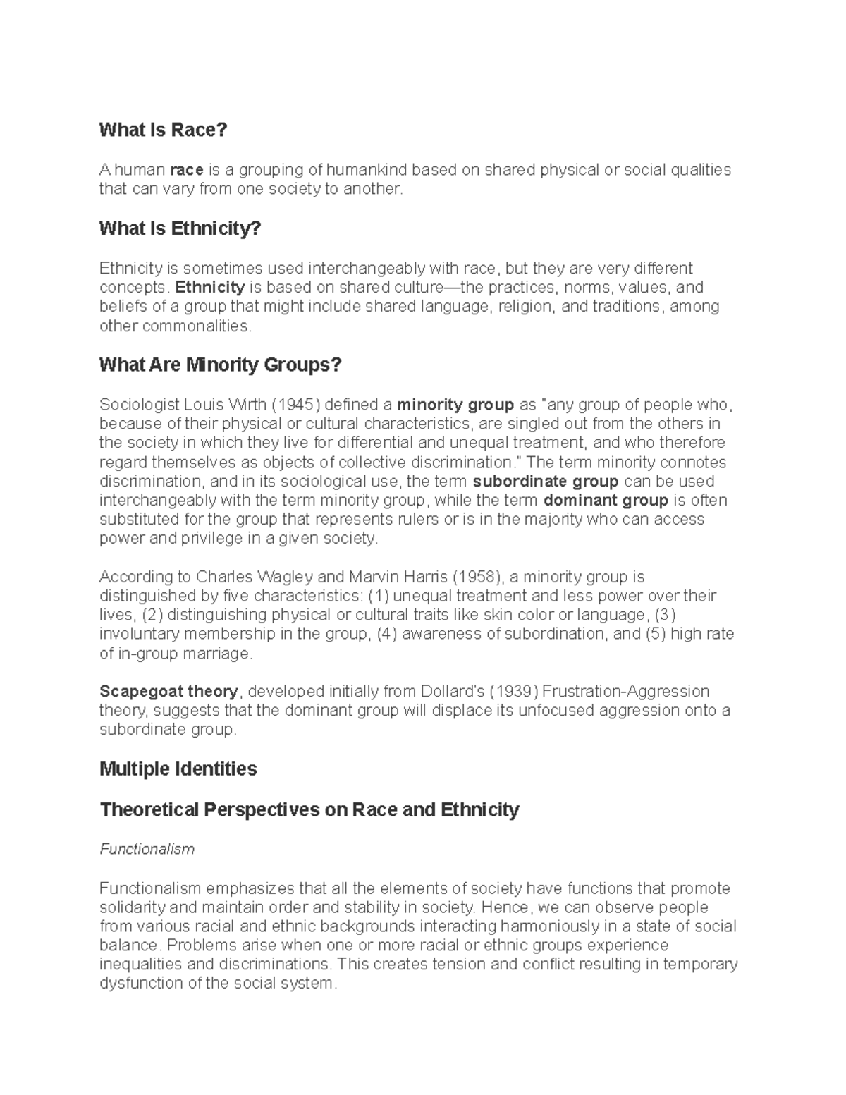 11 - Race and Ethnicity A human race is a grouping of humankind based ...