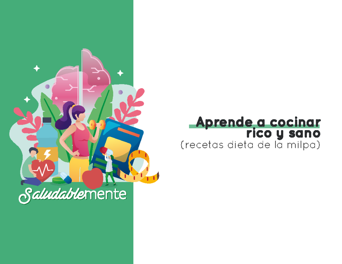 Recetario - Aprende a cocinar rico y sano (recetas dieta de la milpa ...