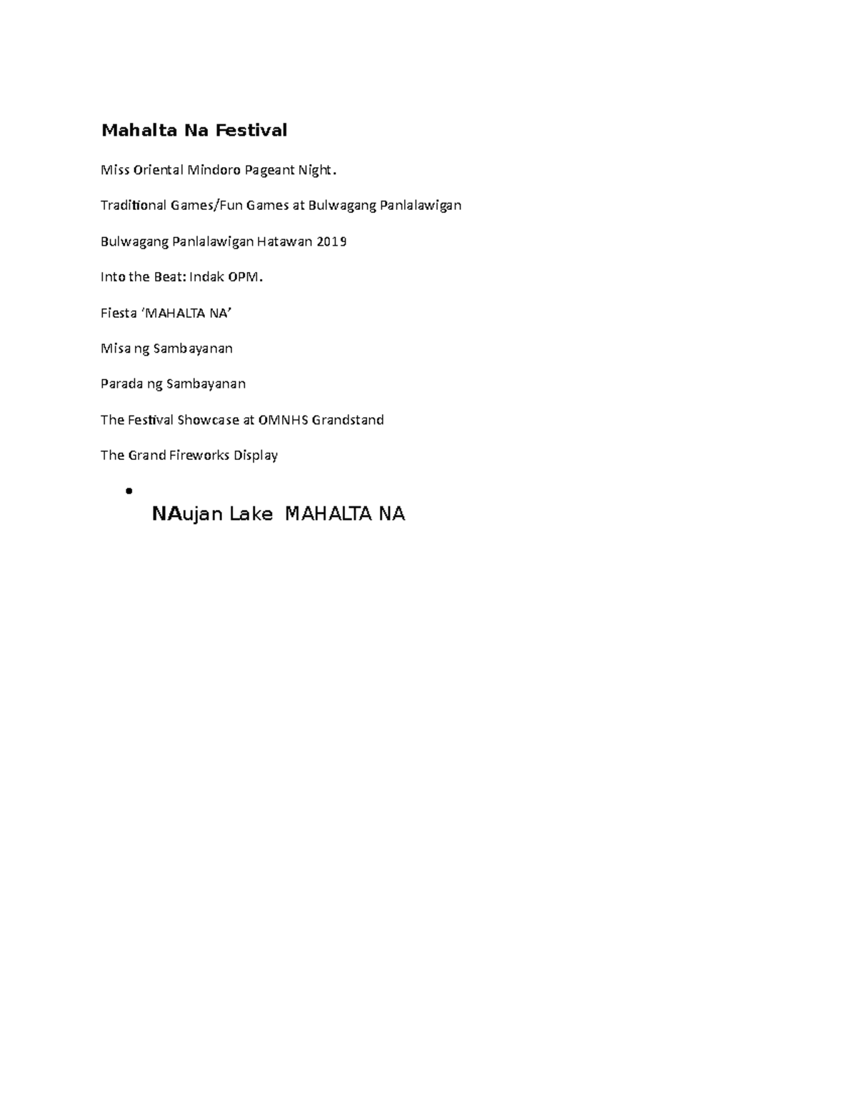 Moriones festival char - Mahalta Na Festival Miss Oriental Mindoro ...