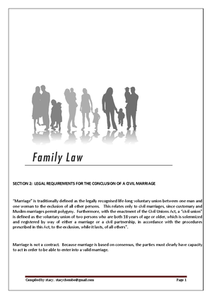 ALTERATION OF MATRIMONIAL PROPERTY SYSTEM 2 - IMMUTABILITY PRINCIPLE ...
