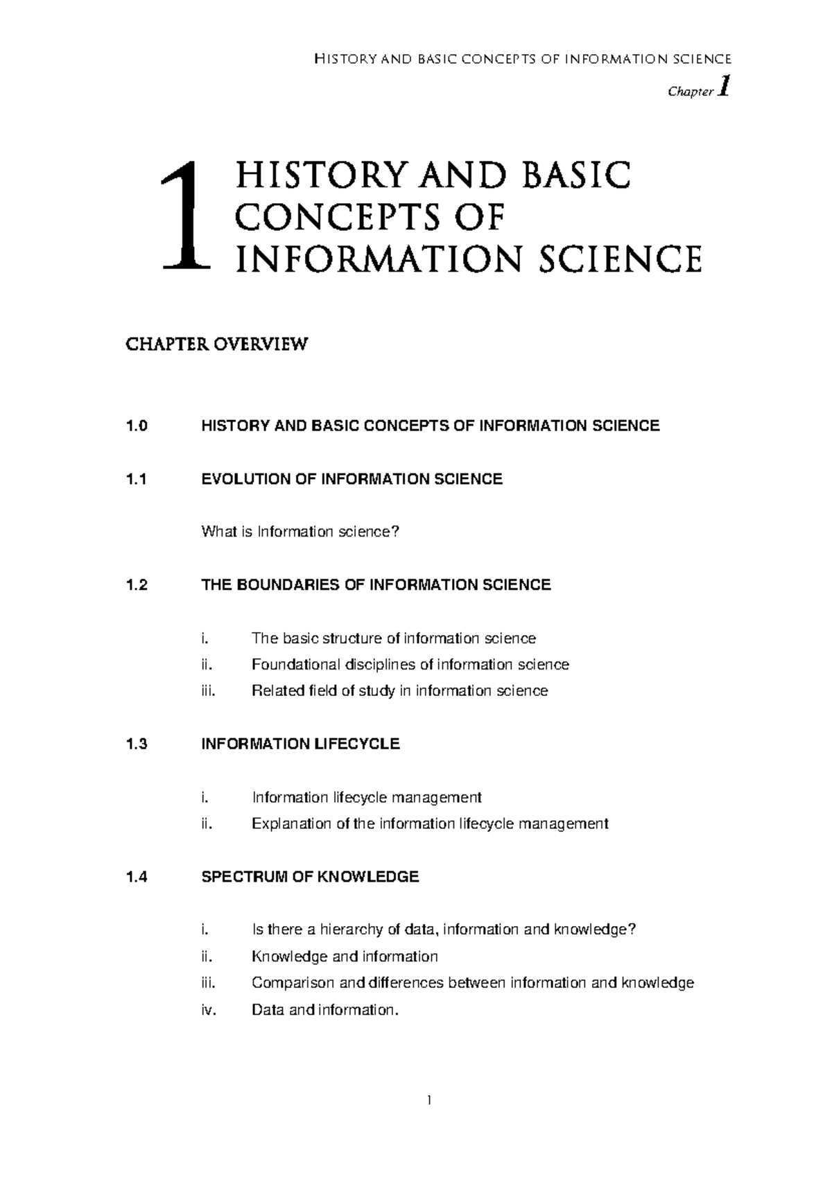 IMD112 Introduction to Information Management Chapter 1 - Chapter 1 ...