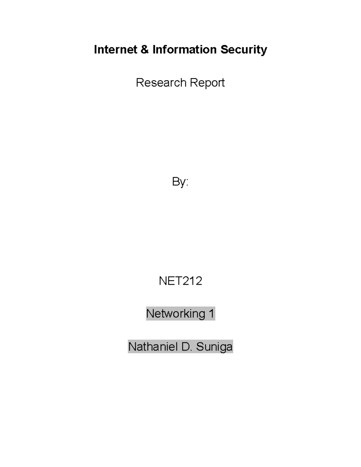 Internet& Infosec - Internet & Information Security Research Report By ...