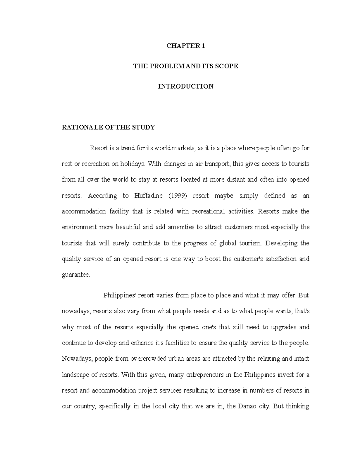 Chap-1-2 - research - CHAPTER 1 THE PROBLEM AND ITS SCOPE INTRODUCTION ...
