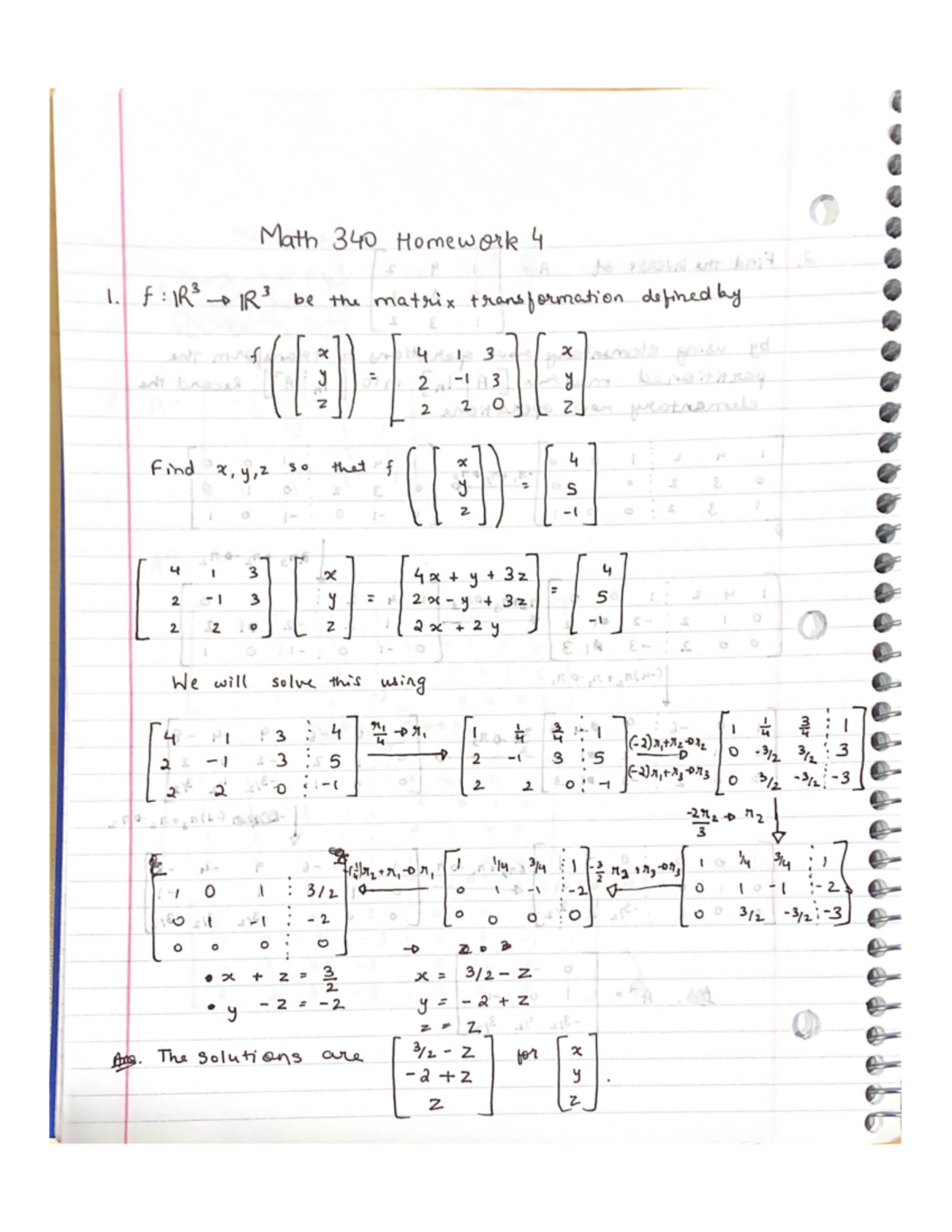 Math 340 Homework 4 - MATH 340 - Studocu